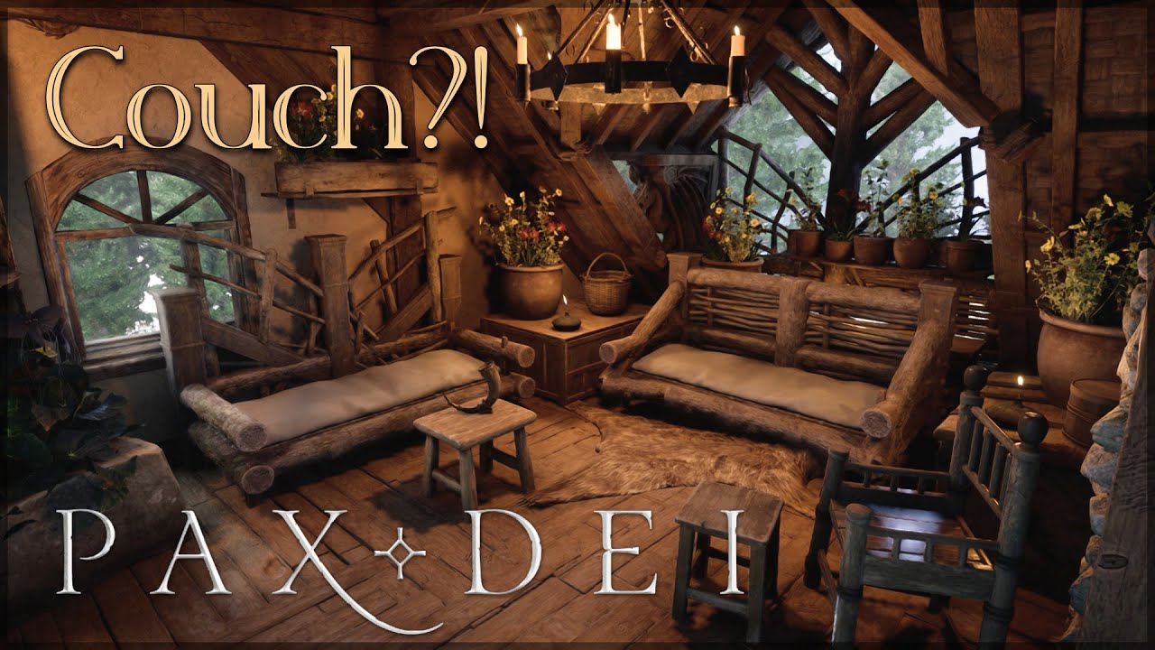 I built my very own COUCH in Pax Dei - YouTube