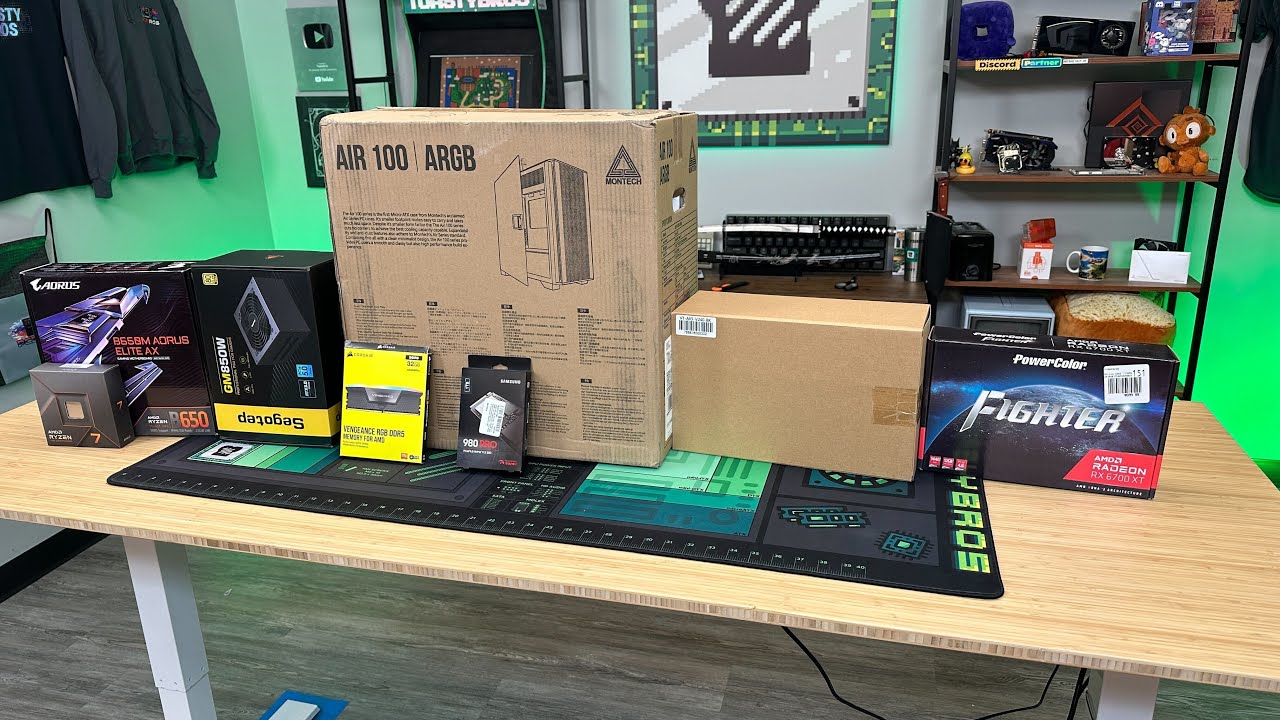 Ryzen 7 7700x + RX 6700XT - PC Build Stream Highlights - YouTube