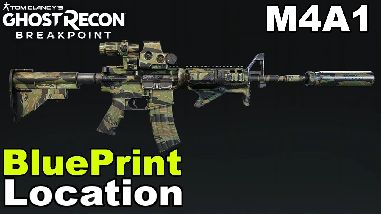 Ghost Recon: Breakpoint - M4A1 BluePrint Location | Tips & Tricks - YouTube