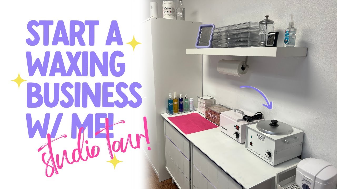 Start a waxing business with me. | Take a quick tour of my wax studio ...