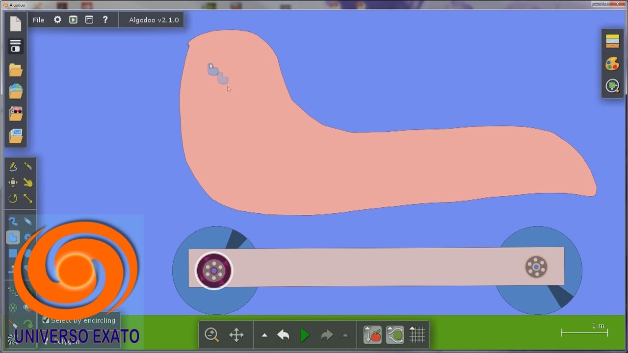 Algodoo - Aula 3 Comandos Basicos do Algodoo e o seu Primeiro Modelo de ...