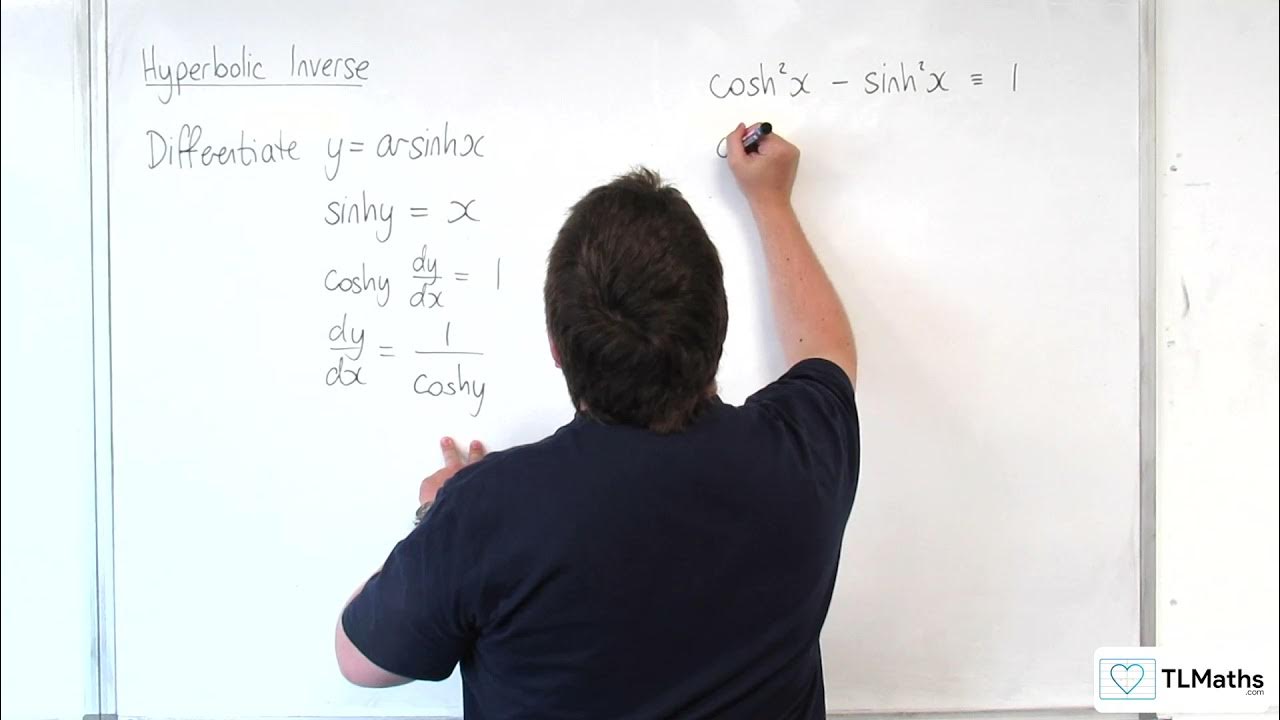 A-Level Further Maths H4-06 Hyperbolic Inverse: Differentiating y ...