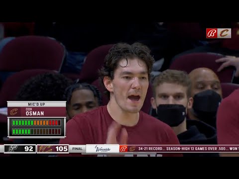 Cedi Osman’a saha içi mikrofonu takılırsa… 🎤