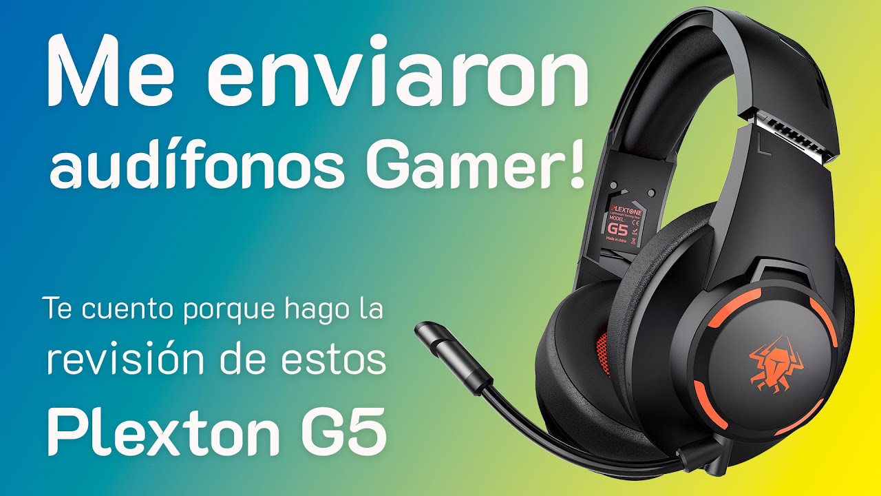 Audífonos Gamer Plextone G5. Bueno, Bonito y Barato - YouTube