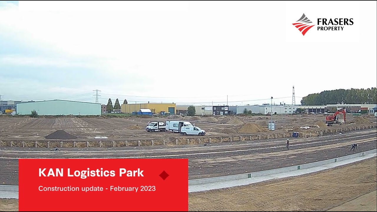 KAN Logistics Park l Construction update, February 2023 - YouTube