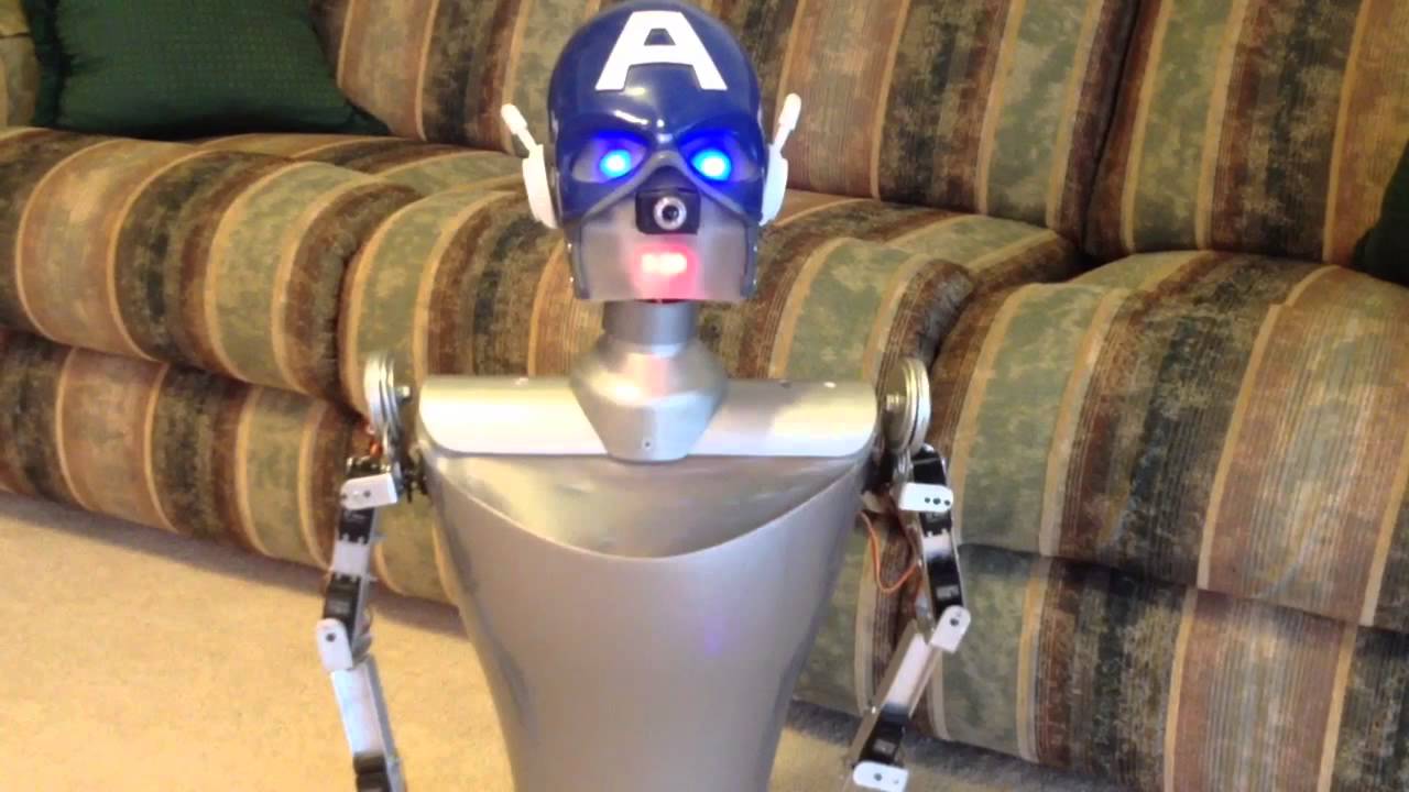 Robot Captain Ann Droid powered by EZ Robot - YouTube