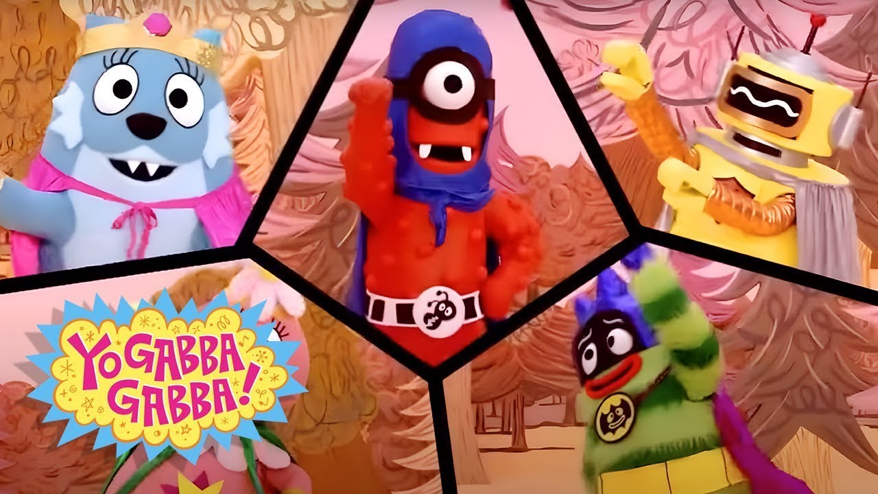 Super Gabba Friends Assemble! | Yo Gabba Gabba | Cartoons for Kids ...