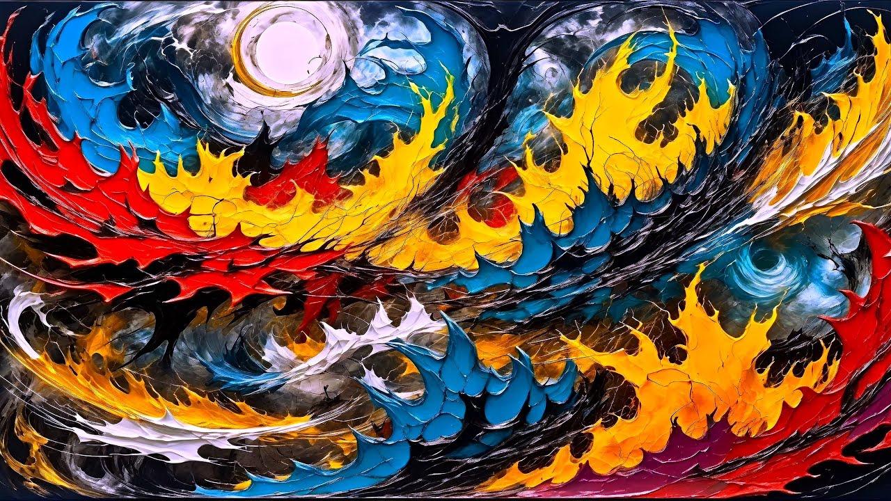 Vibrant 4K UHD Abstract Art | Liquid Screensaver | No Sound | Copyright ...