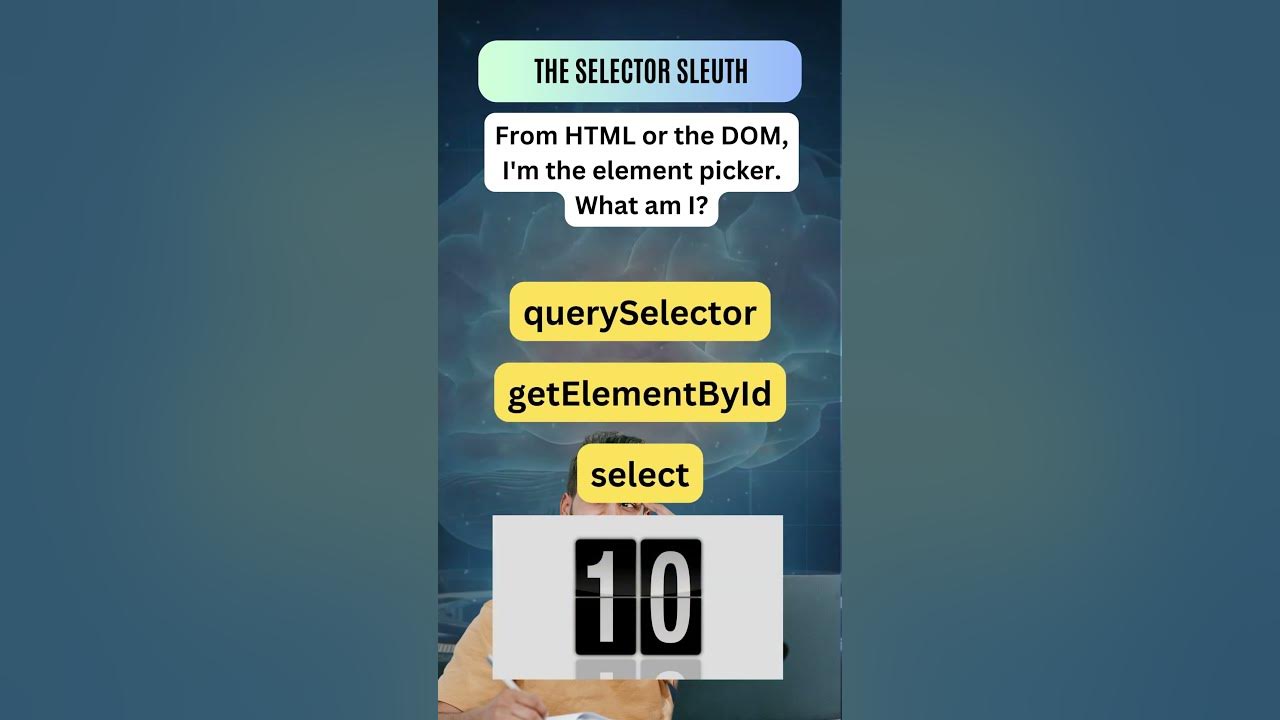 The Selector Sleuth Javascript Riddle Codingchallenge Codingfun Codebreaker Javascript