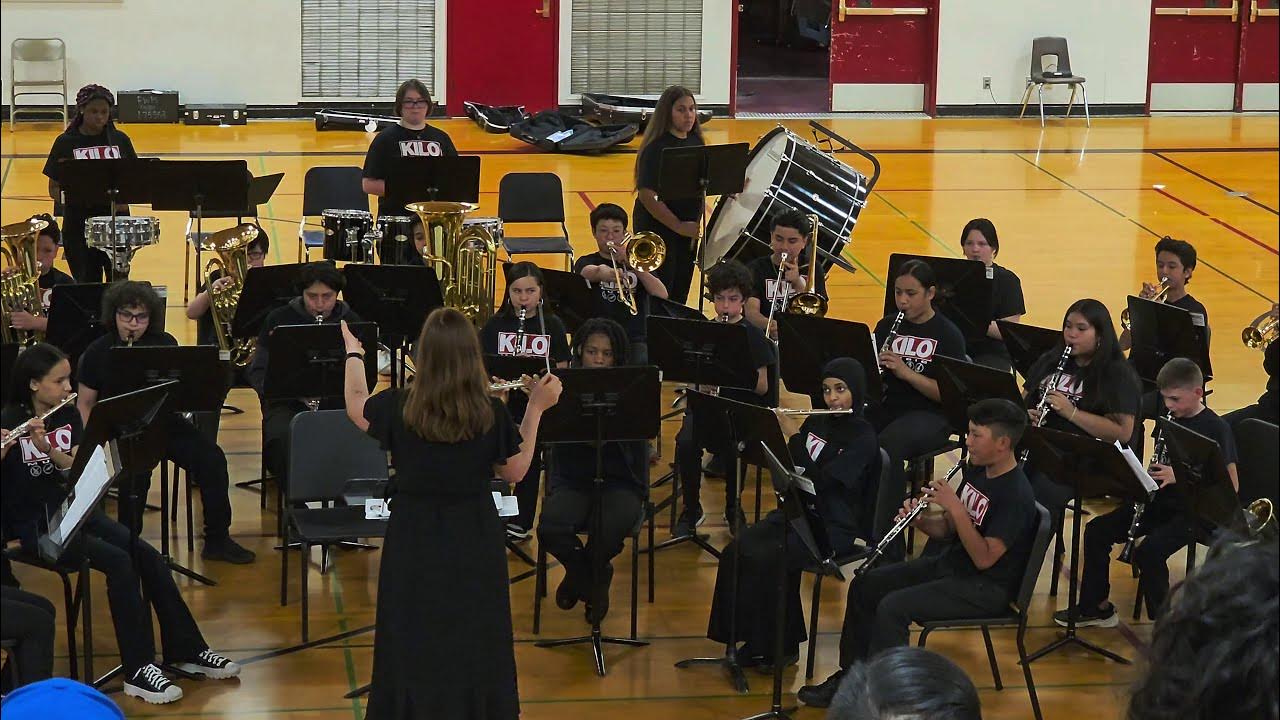 Kilo Middle School - Beginning Band - 2023 Spring Concert - YouTube