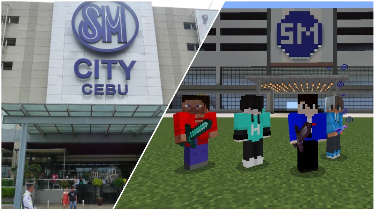 SM City Cebu Minecraft ft. @MikaelAngelo01 & @EhrisVeraYT - YouTube