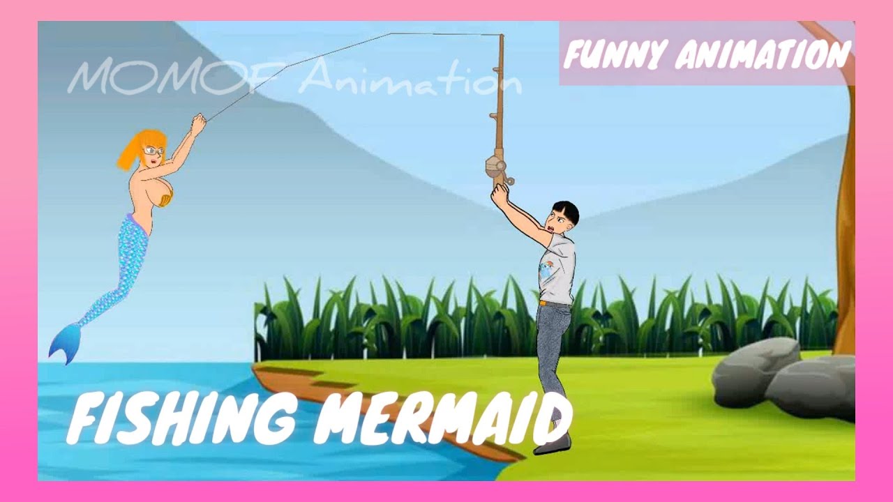 Fishing Mermaid | Funny Animation - YouTube