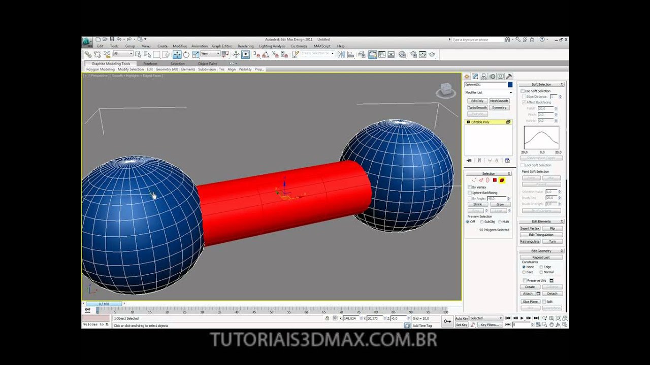Tutoriais 3D Max: Attach, Detach, Agrupar e Desagrupar - YouTube