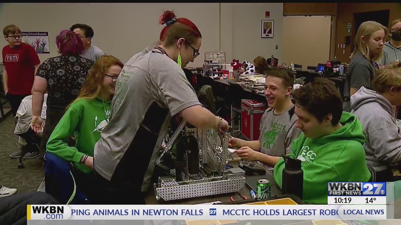 MCCTC holds largest robotics tournament ever - YouTube