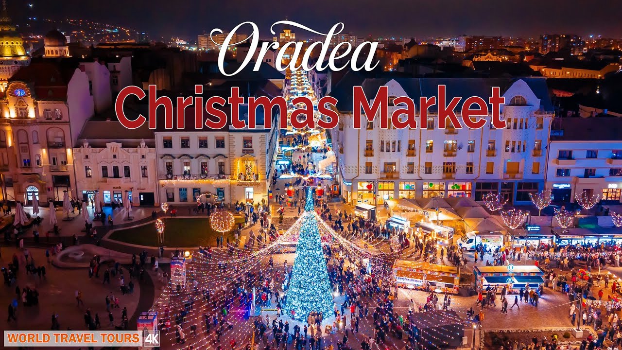 Targul de Craciun ORADEA 2024 🎅 Romania ONE OF THE MOST BEAUTIFUL ...
