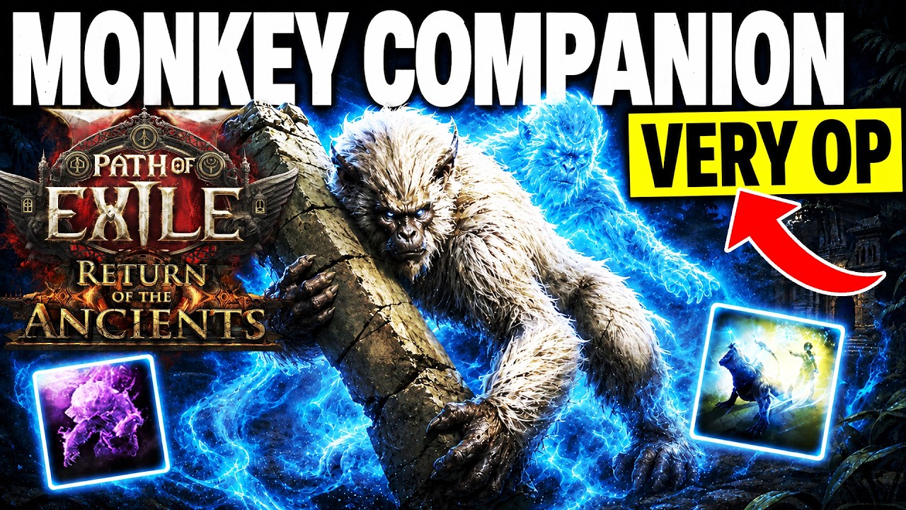 MOST OP MONKEY BOSS BUILD! Tame Beast Companion Build! POE 2 Spirit ...