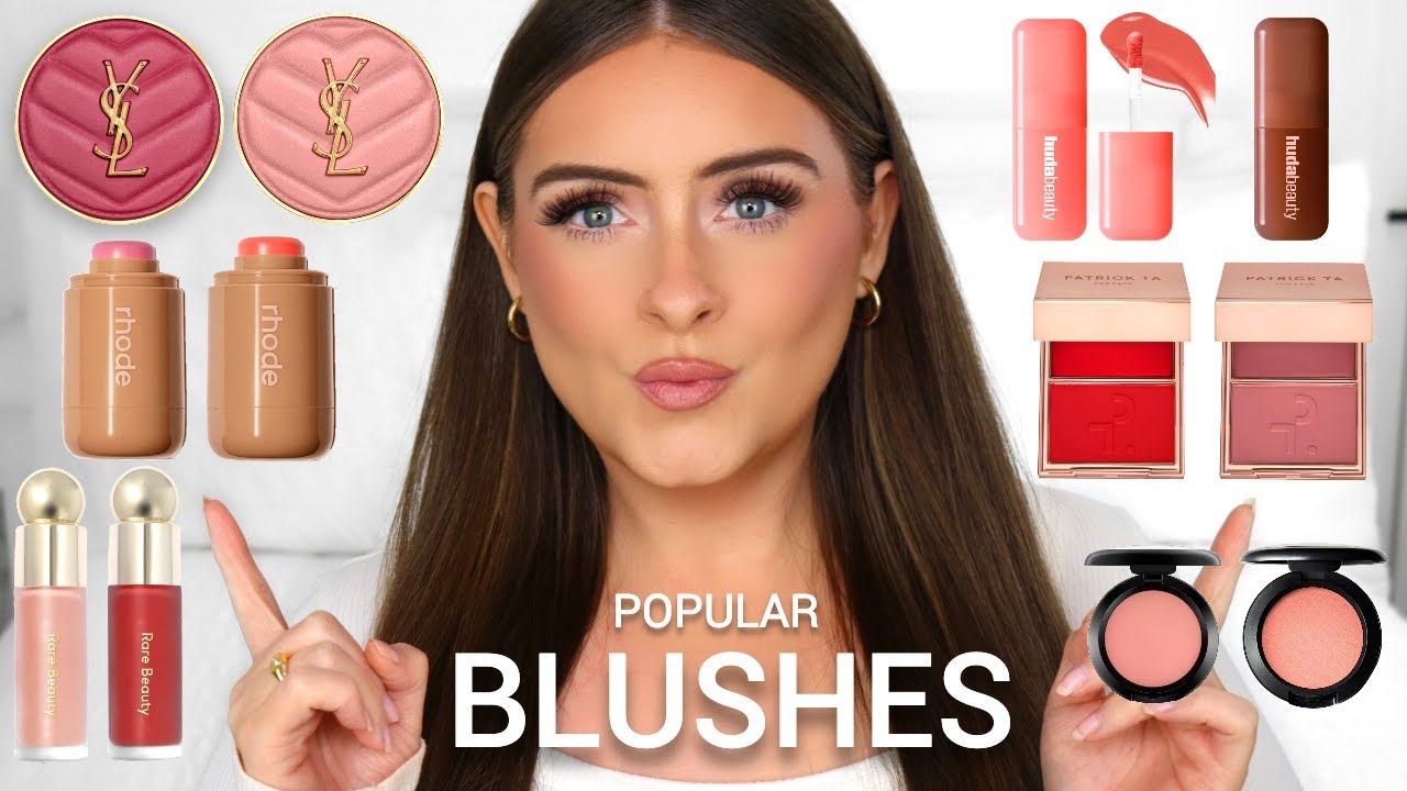 RANKING MOST POPULAR BLUSHES - YouTube