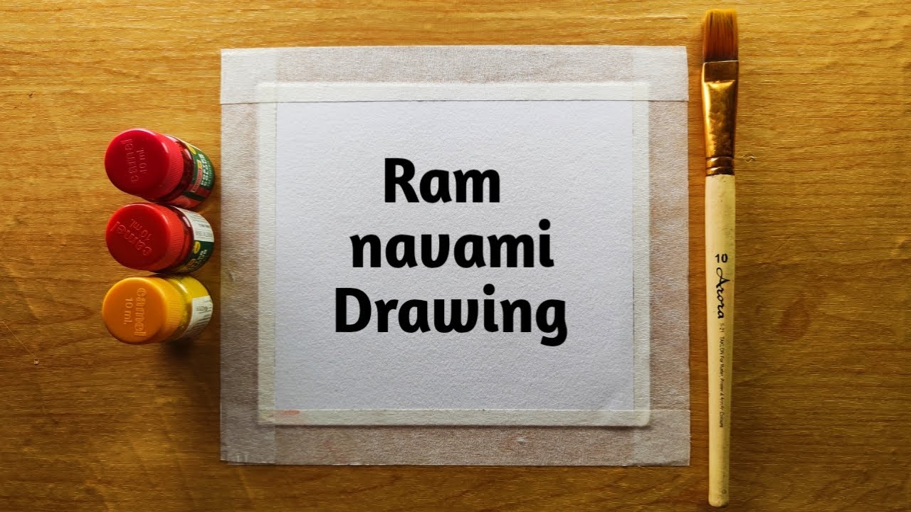 Ram Navami Drawing Easy, Shree Ram Drawing, Ram ji drawing easy ...