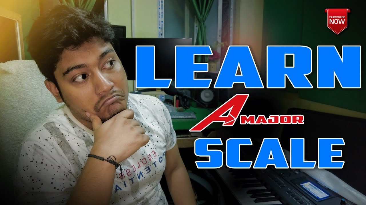 How to play A major Scale || Easy 2 Music || Beginner Piano Lesson ...