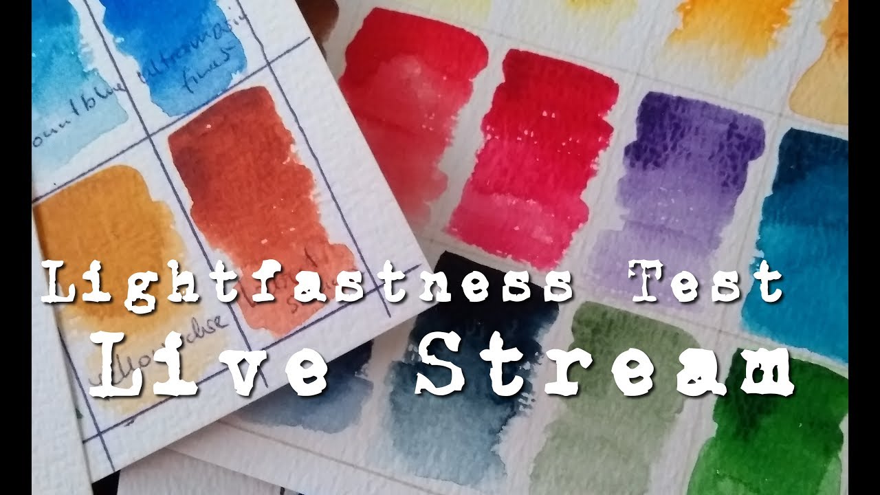 Big Lightfastness Test - all the results! - YouTube