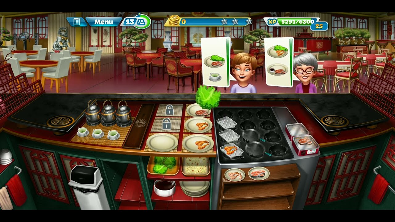 Cooking Fever Game Chapter 4 Chinese Level 9 Complete Pak Gamer ...