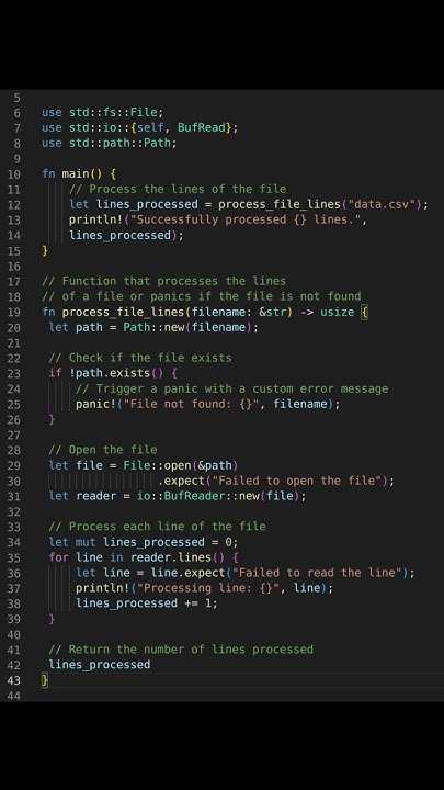 Dealing with Unrecoverable Errors in Rust: Panic! - YouTube