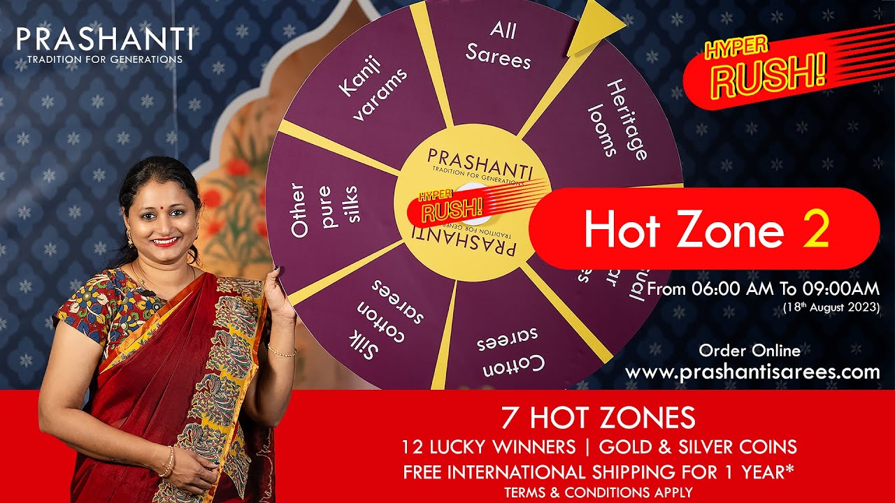 HOT ZONE -2 | Hyper Rush Sale Ed-2 | Upto 20% Off | Prashanti - YouTube