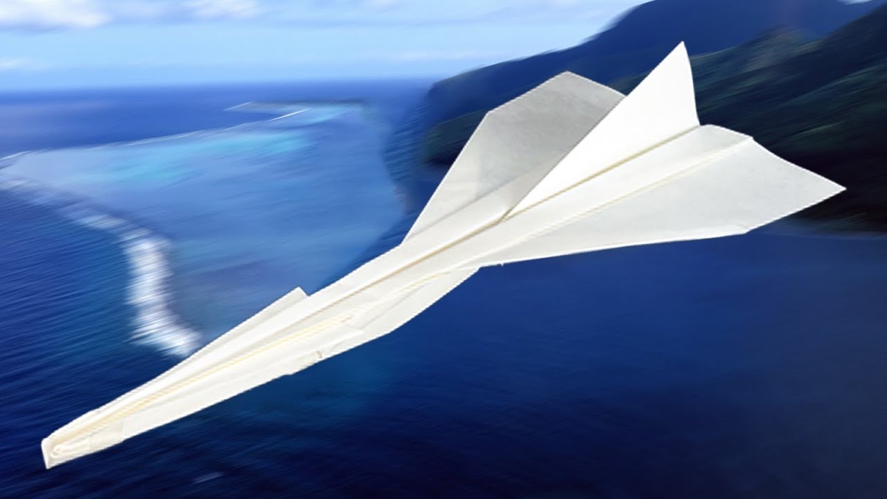 【Origami】How to make a Paper Airplane "SABER JET" [Tutorial] | Takuo ...