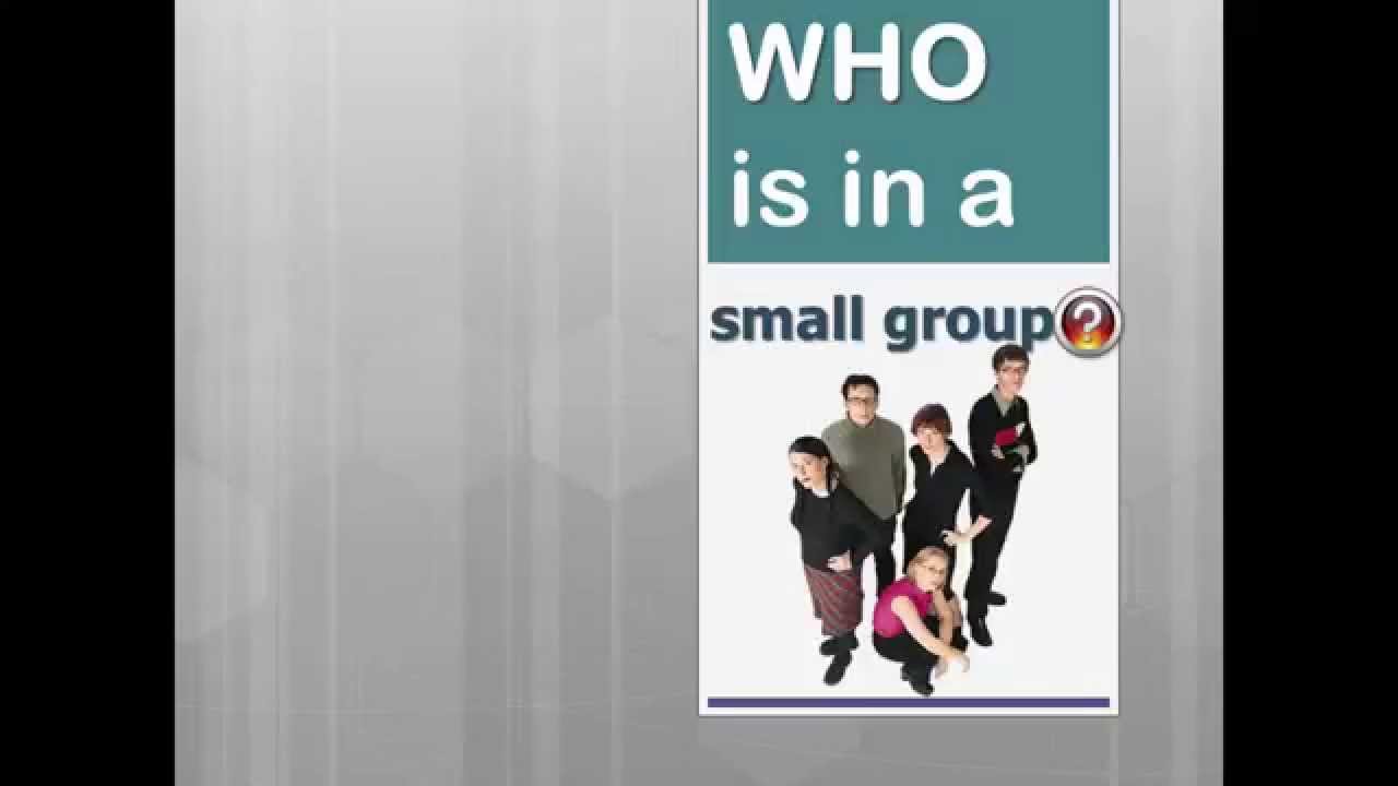 Small Group Roles: Basics - YouTube