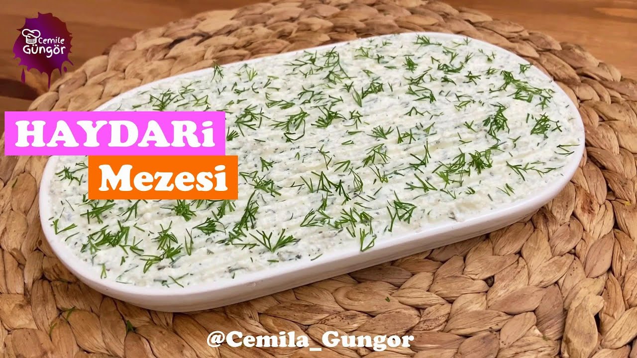 Orijinal Haydari Nasıl Yapılır / Tam Ölçülerle Haydari Tarifi / Meze ...
