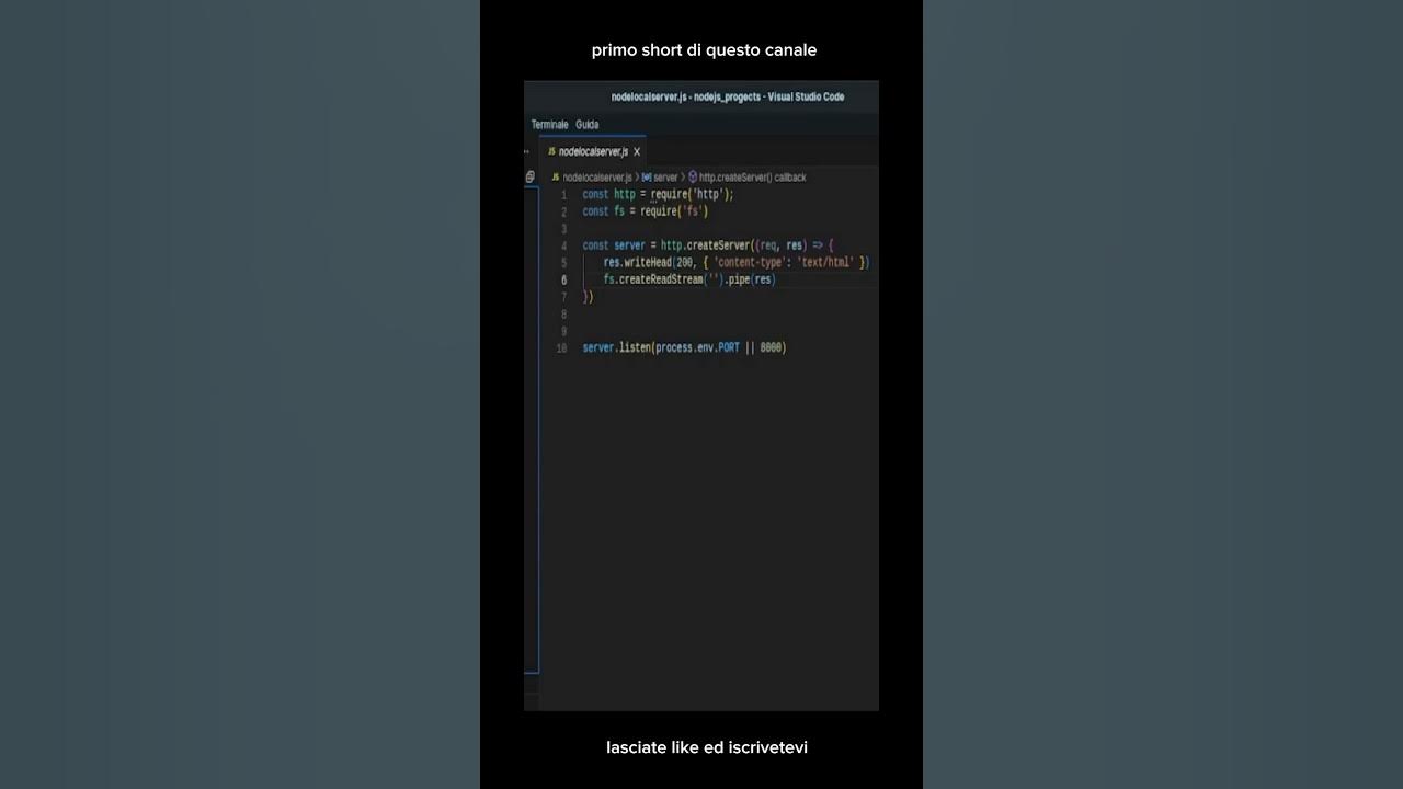 come hostare un server locale nodejs su nginx tramite il “proxy_pass” - YouTube