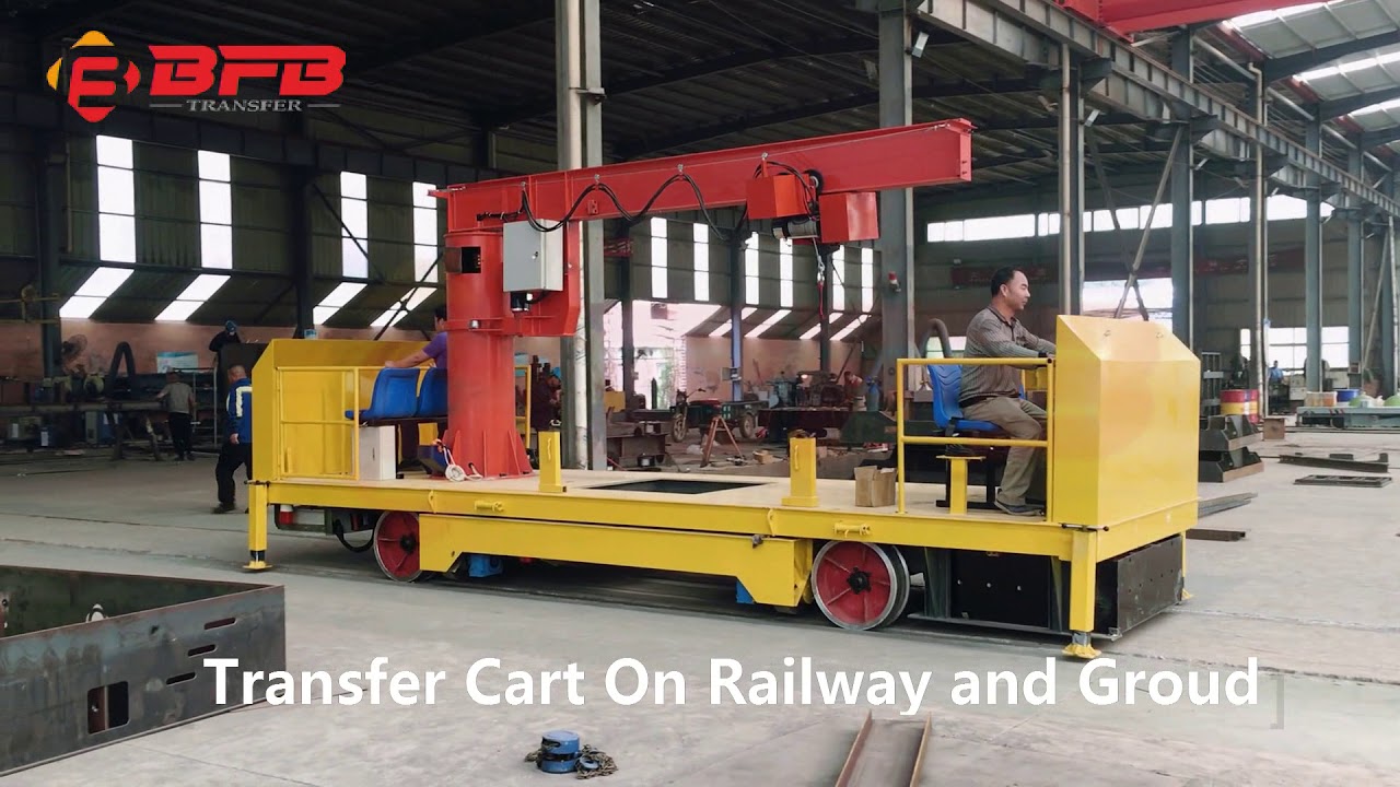 Battery Power Transfer Car On Railway And Ground - YouTube