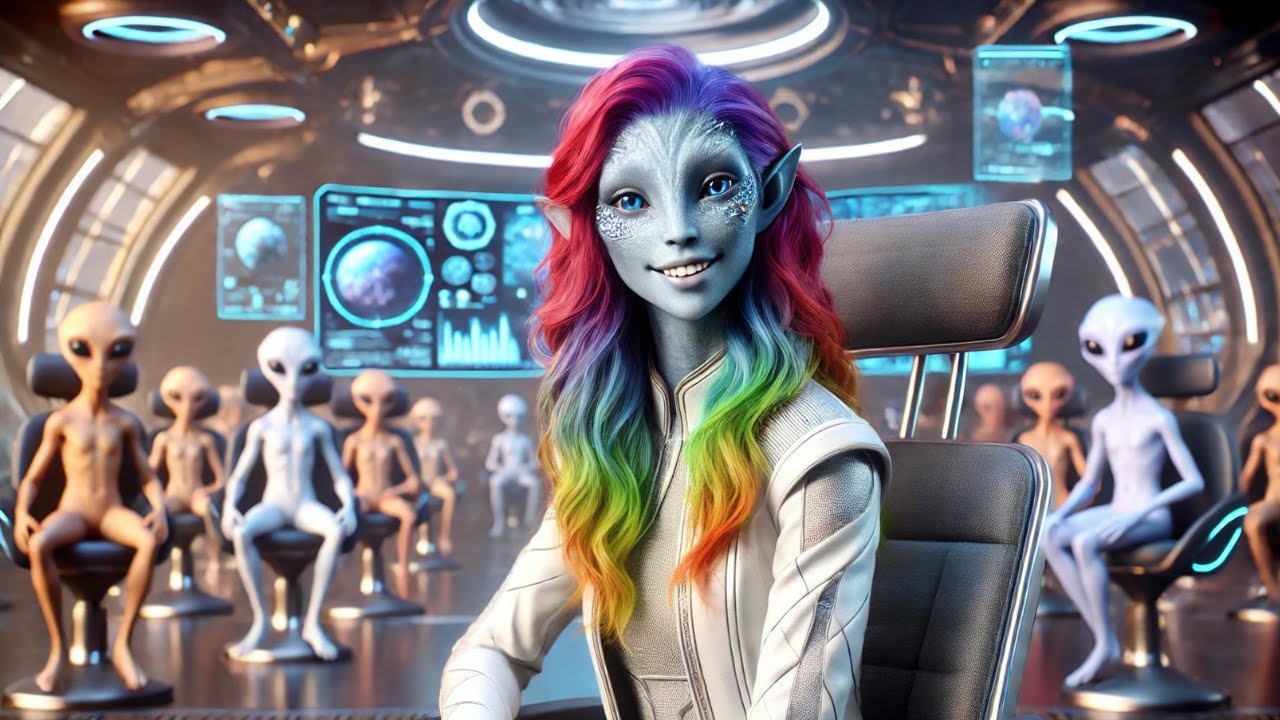 Alien teacher intimidates 12-year-old Human girl in the classroom ...