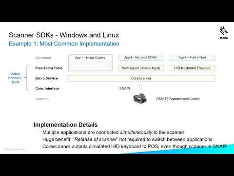 Scanner SDK Walkthrough (Windows and Linux) | Zebra - YouTube
