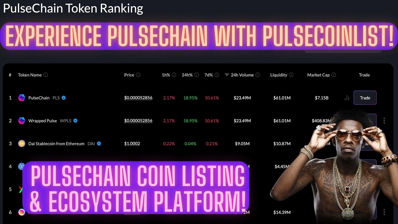Experience Pulsechain With PulseCoinList! Pulsechain Coin Listing ...