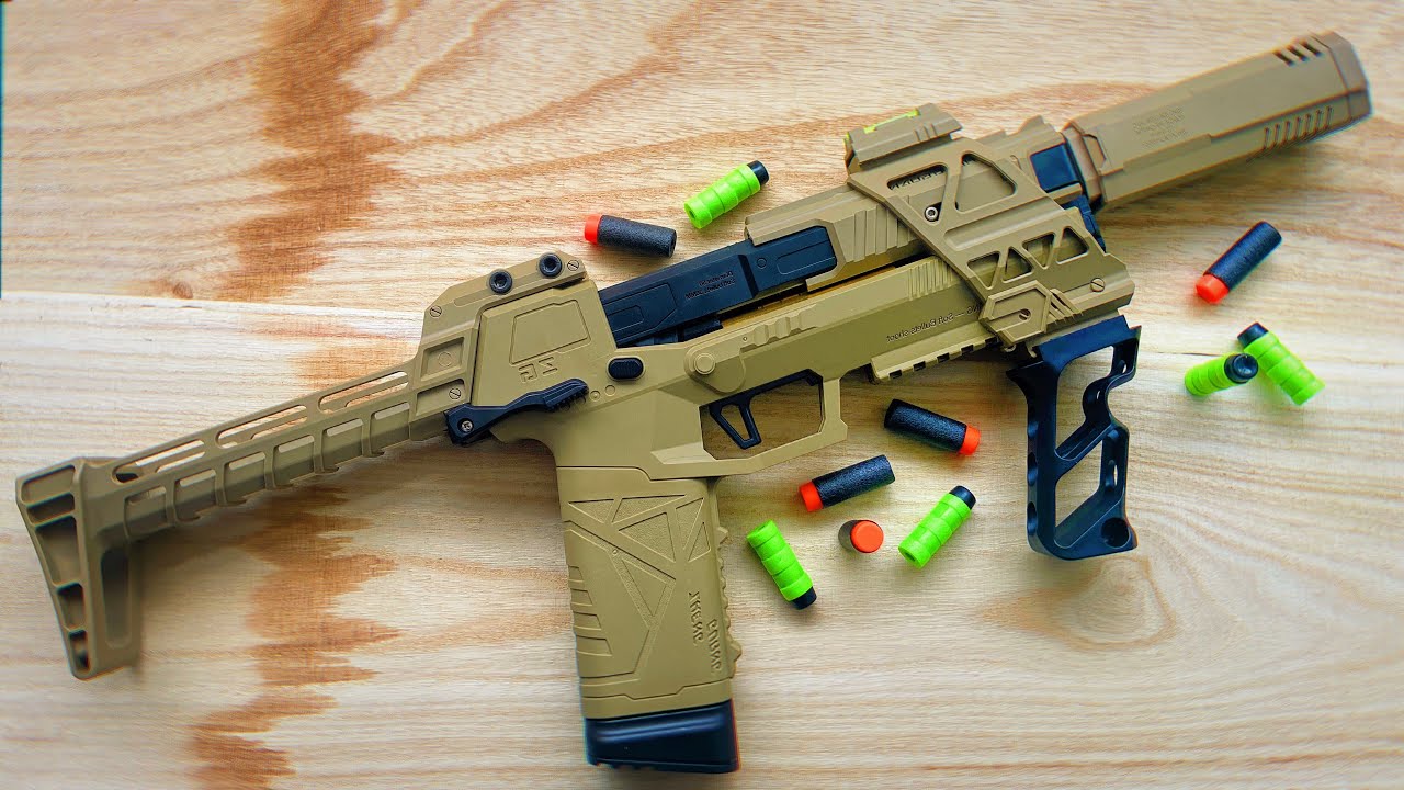 Unboxing gecko toy gun set,Tactical pistol, Realistic toy gun, TOYS ...