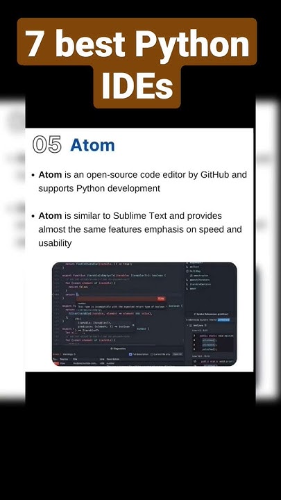 7 Best Python Ide For Developers Pythonprogramming Python Shorts Pythontutorial Creator