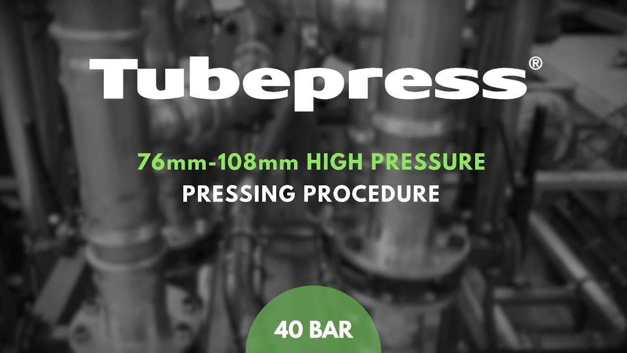 TUBEPRESS® Stainless Steel Press Fit 76mm-108mm High Pressure Pressing ...