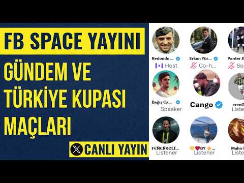 Gaziantep 0-4 Fenerbahçe Kupa Maçı ve Gündem Yayını | Fenerbahçe Space Odası