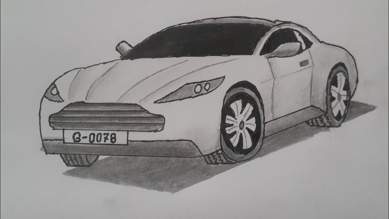How to draw a car.Easy drawing /step by step for beginner's. Mamun ...