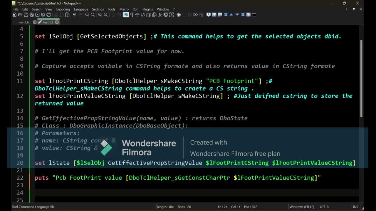 Tcl scripting for Ecad tool Orcad - YouTube