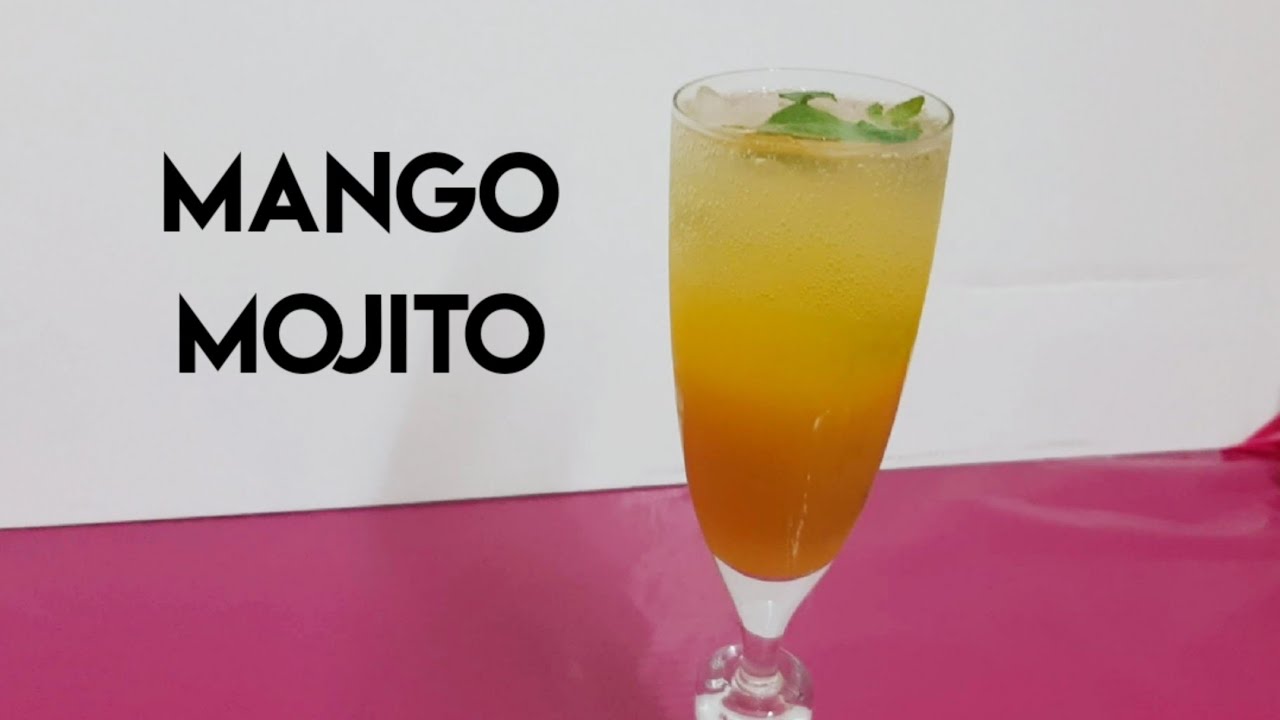 Mango Mojito/ Mango Soda Recipe/ Lemon Soda with Mango Pulp/ Mango ...