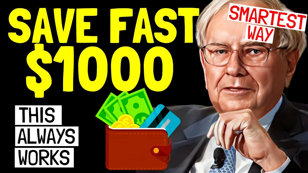 How To Save 1000 Quickly In 2023 👉 10 Steps To Follow Warren Buffett