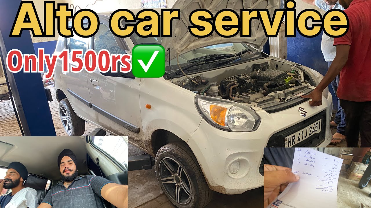 Alto Car Service Only 1500 Rs New Punjabi Vlogs Maruti Suzuki alto-car-service-only-1500-rs-new-punjabi-vlogs-maruti-suzuki
