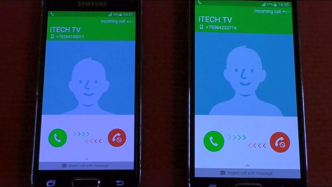Samsung Galaxy S5 mini & S5 Over The Horizon Incoming Call - YouTube
