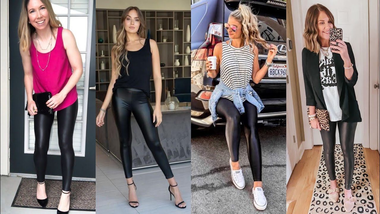 Ultra modern & top Trending leather leggings design ideas for girls #leatherfashion - YouTube