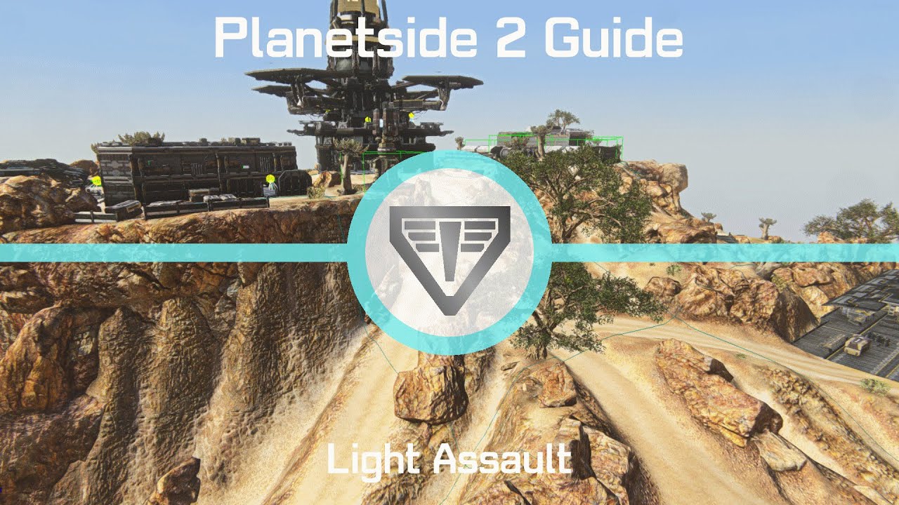 PlanetSide 2's Light Assault Guide: Flank, Fly, And Shoot - YouTube