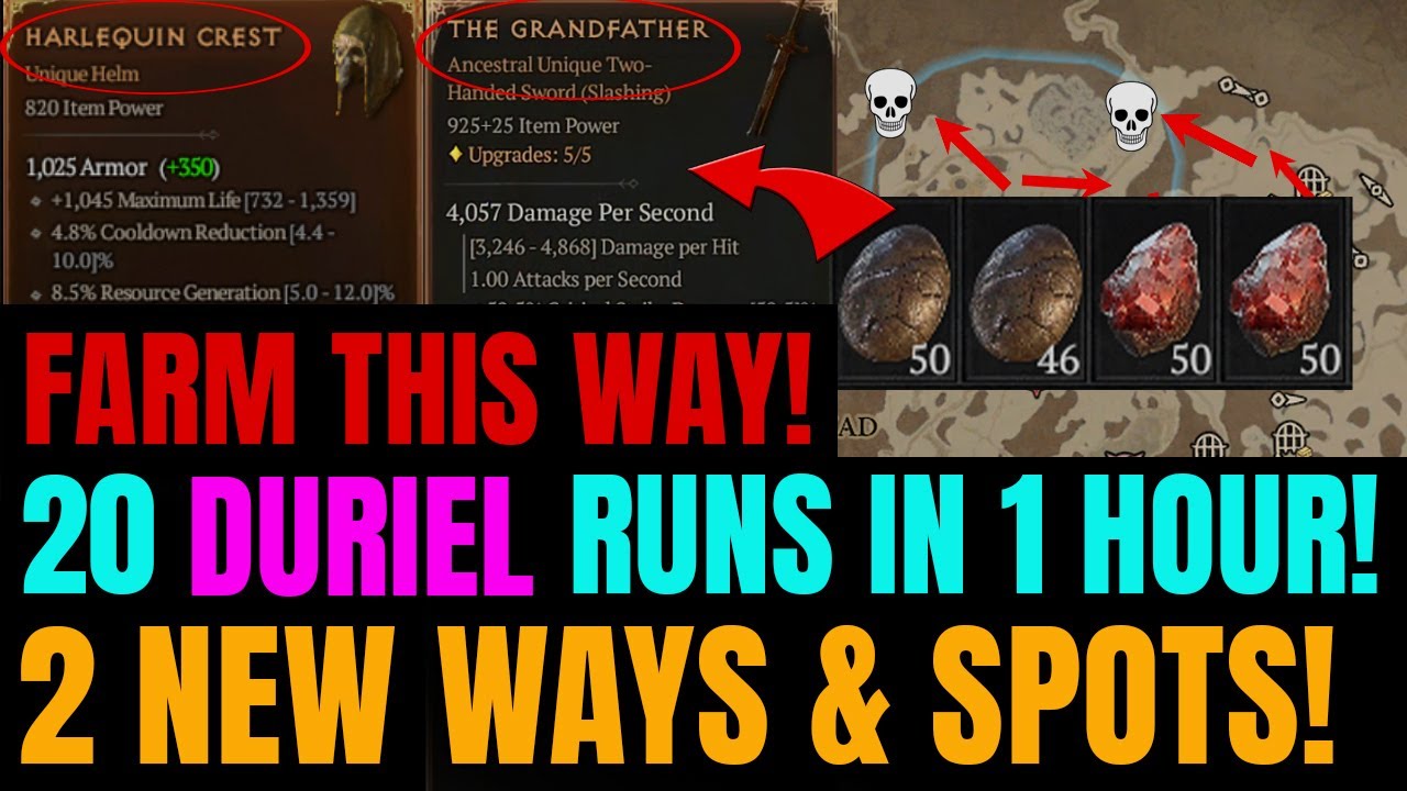 Season 2: NEW Uber Duriel Farming Methods & Tricks! | Diablo 4 - YouTube