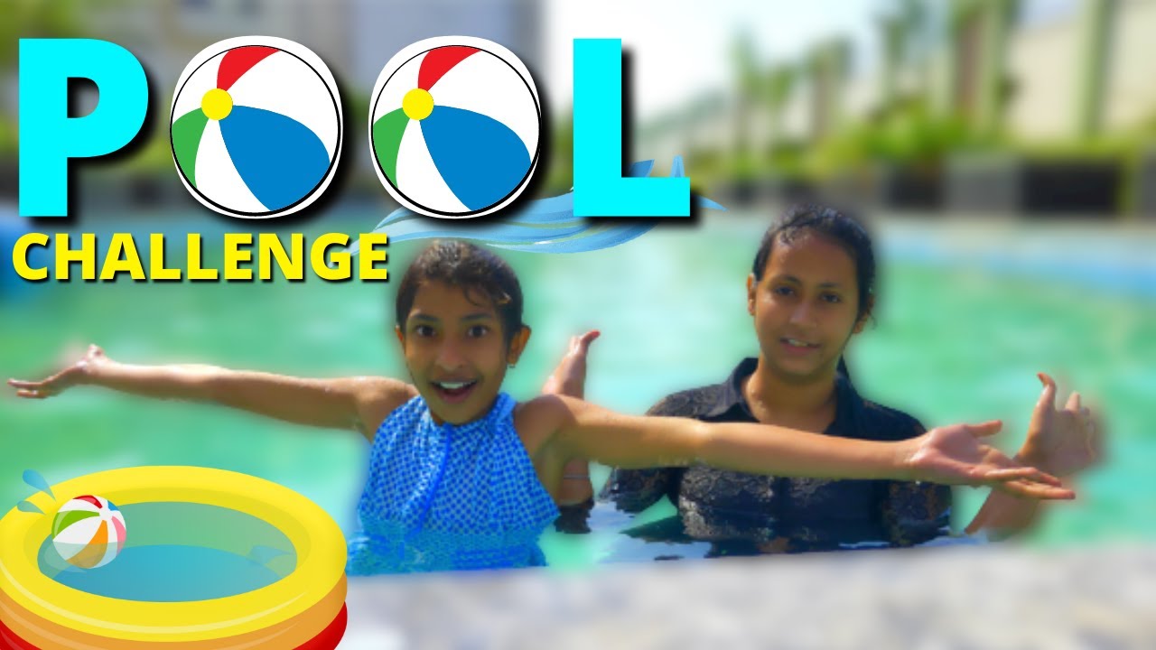 Pool Challenge | Funniest Swimming Pool Challenge | Shanvi All Star ...