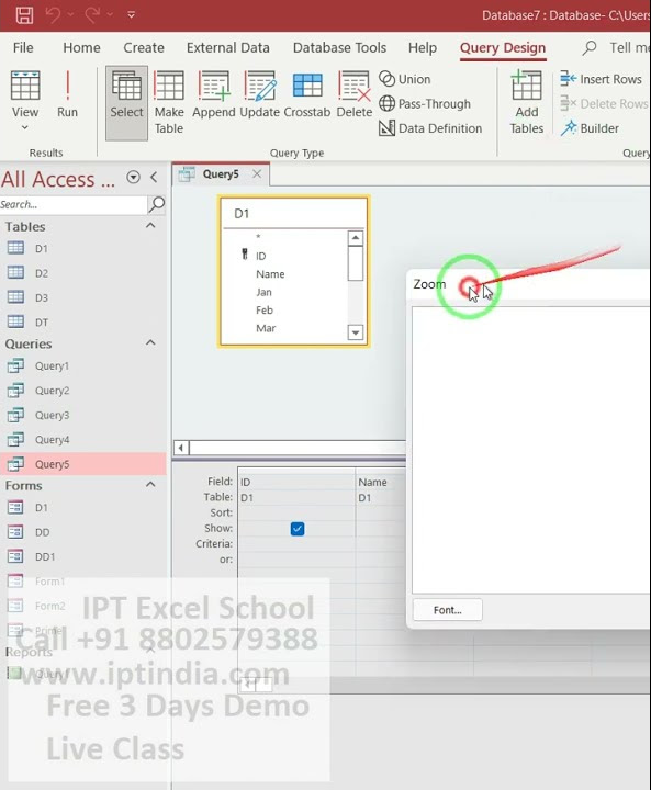 CALCULATE % in MS ACCESS Query #SHORTS - YouTube